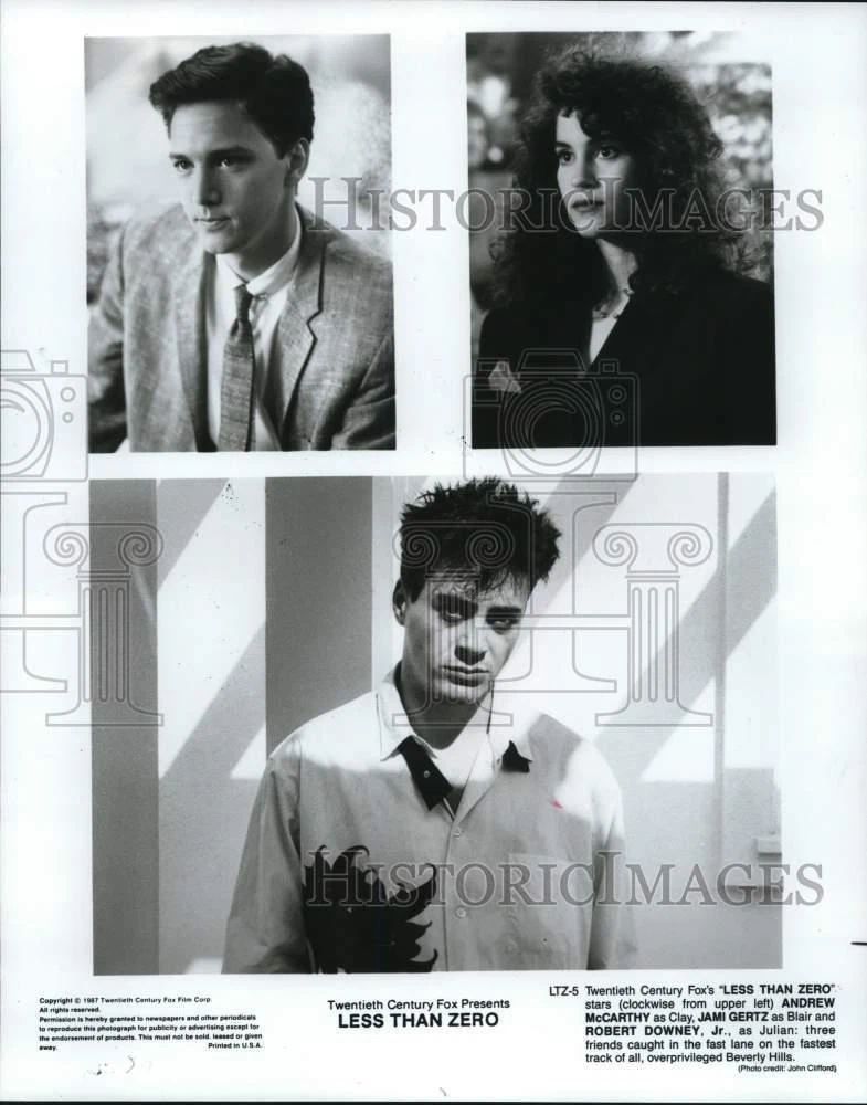 Cast Of Less Than Zero