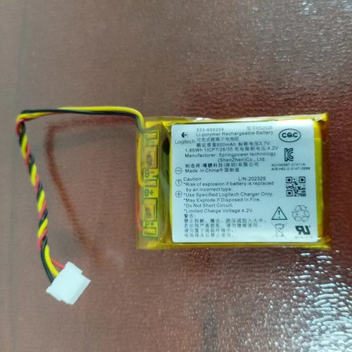 New 533-000209 652535 500mAh 3.7V Battery | eBay