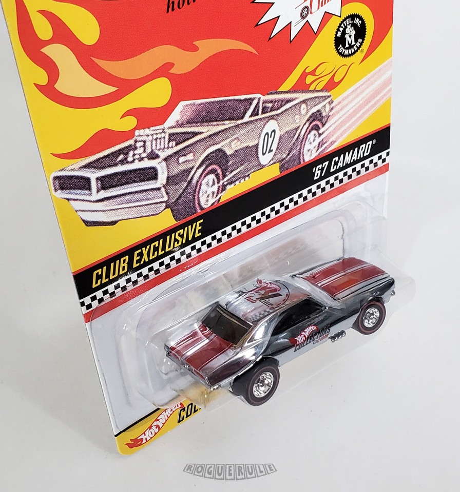 🚦Hot Wheels 2002 RLC Red Line Club Membership '67 Camaro - Red Stripes ...