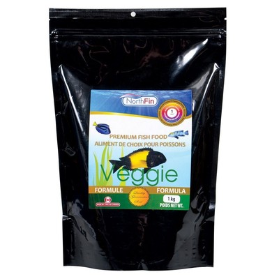 NorthFin Veggie Formula 1mm Pellets 1Kg Herbivore Omnivore Premium Fish ...
