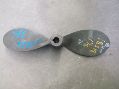 18 inch x 18 Pitch BRONZE 2 Blade Right Hand Propeller 1.125 inch Bore ...