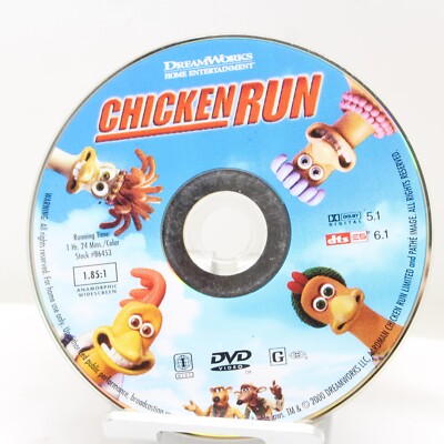 Chicken Run DVD DISC ONLY | eBay