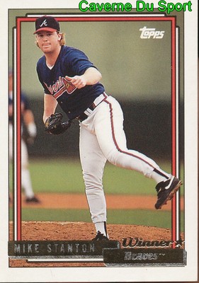 788 MIKE STANTON P BRAVES TOPPS GOLD WINNER BASEBALL CARD 1992 | eBay