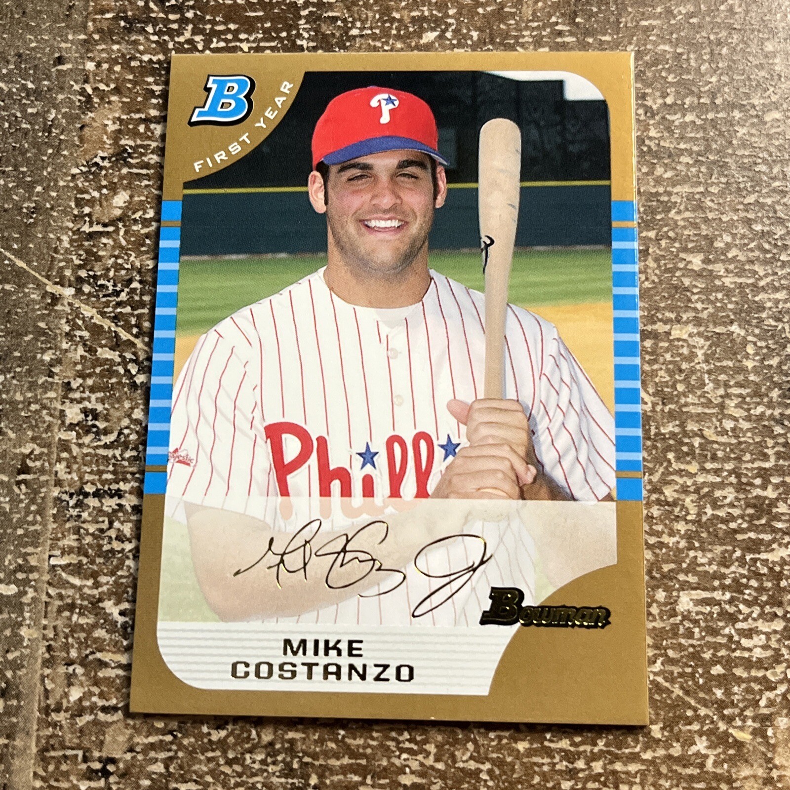 2005 Bowman Draft Gold Mike Costanzo #BDP89 Rookie RC Phillies | eBay