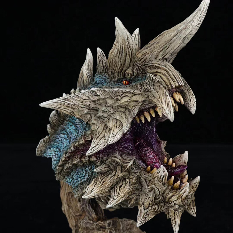 23cm Monster Hunter Dragon Garage Kit Figure Model Kit Unpainted ...