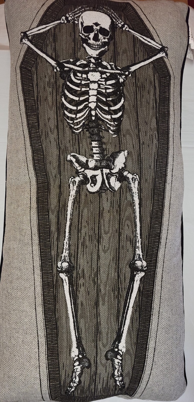 Skeleton In Coffin Drawing