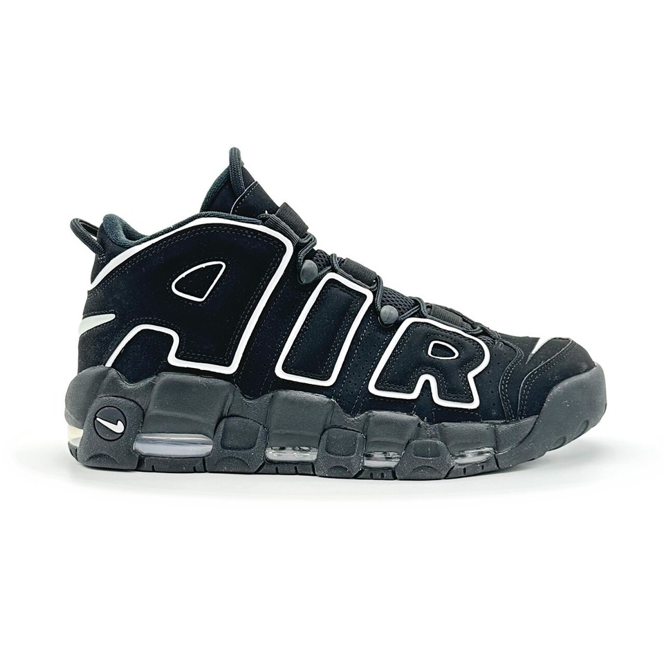 414962-002 Nike Air More Uptempo Black White | eBay