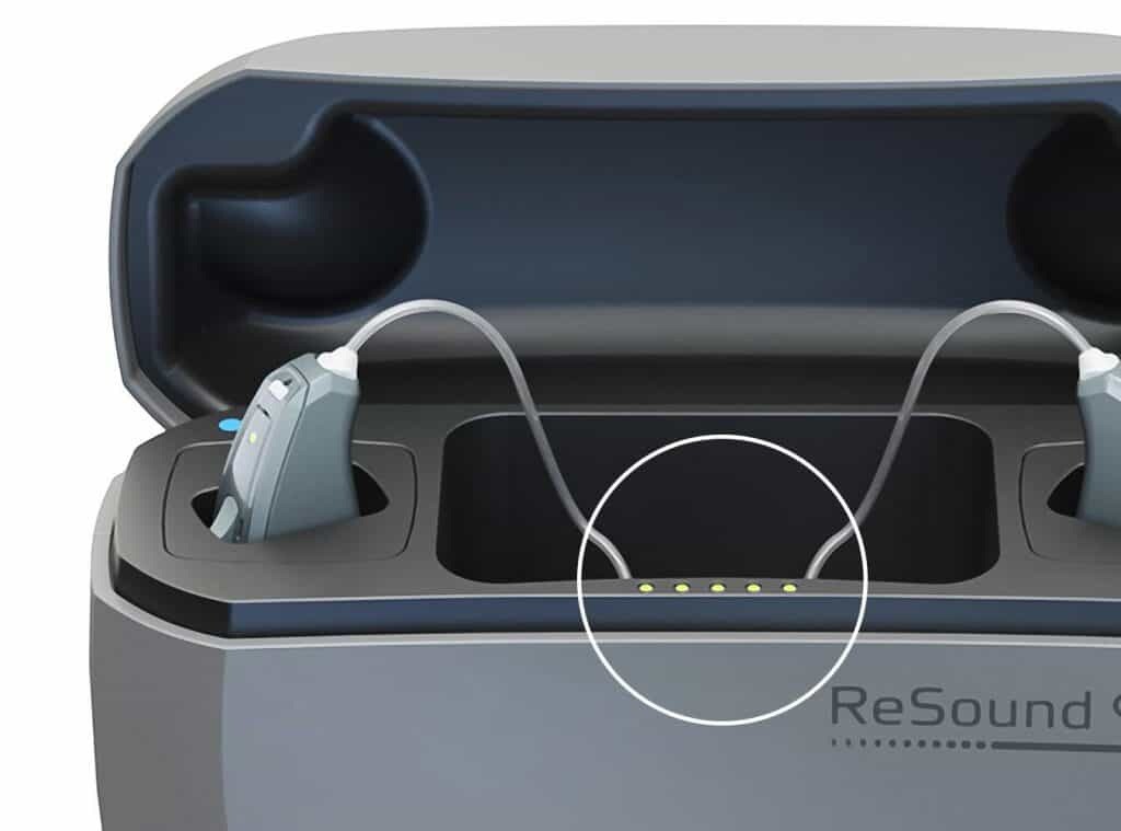 Resound Premium Lithium-ion Charger for Quattro, Key, Hearing Aids. New ...