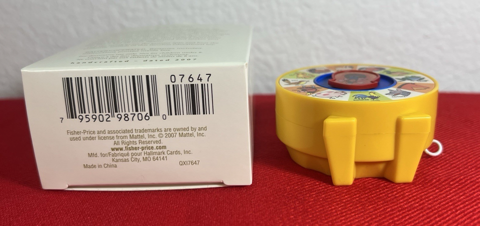 Hallmark Keepsake Ornament Fisher Price SEE 'N SAY 2007 Magic Sound ...