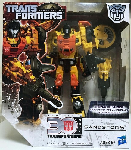 Transformers Generations IDW V Class SANDSTORM Triple Changer Gift Toy ...