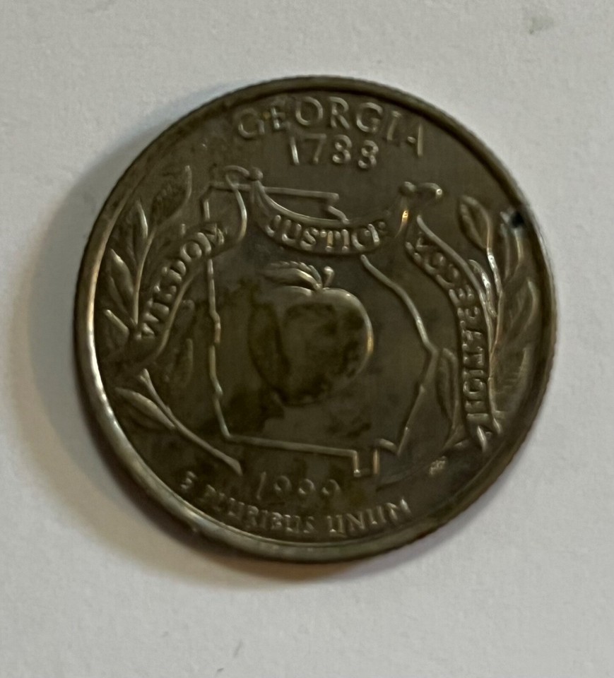 Original 1999 rare georgia state quarter error | eBay