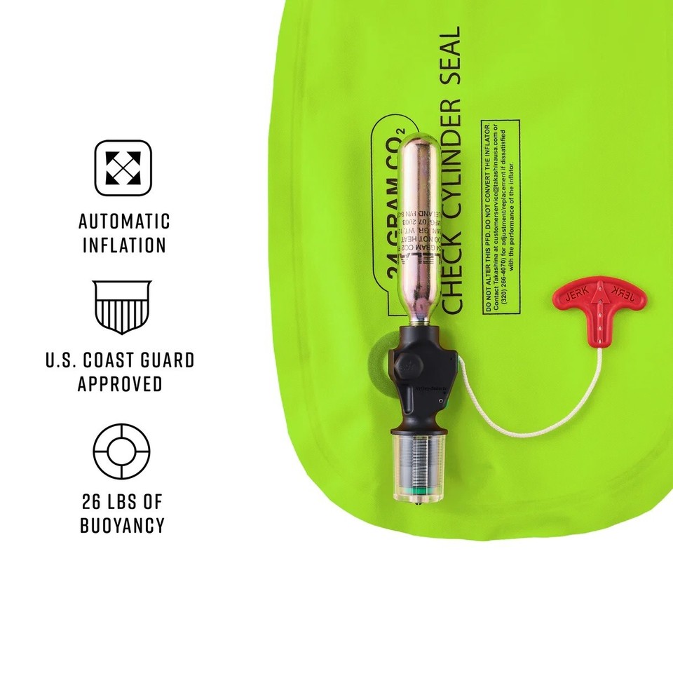 Bluestorm Cirro 26 Inflatable Automatic Life Jacket USCG Approved PFD ...