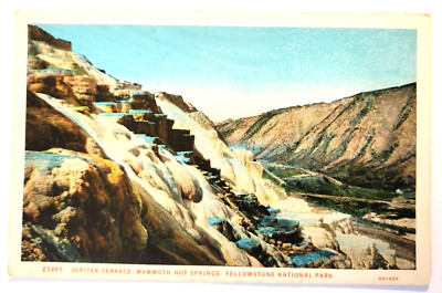 Jupiter Terrace Mammoth Hot Springs Yellowstone National Park Postcard ...