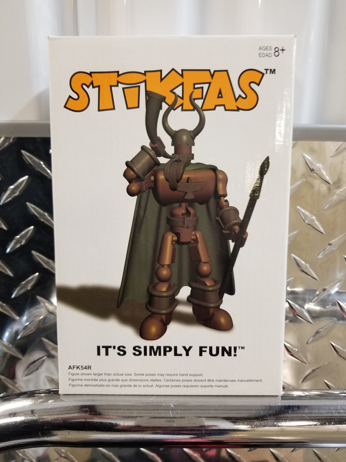 STIKFAS Viking Action Figure G2 Gamma Male Axe Sword Thor Thunder Ram ...