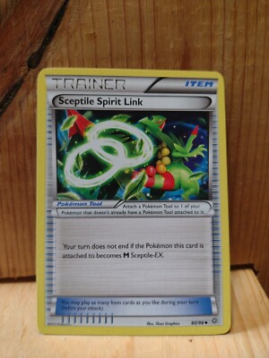 Pokemon Card 2015 TRAINER /ITEM: Sceptile Spirit Link 80/98 | eBay