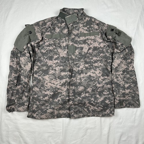 US Military ACU FR Digital Camo Insect Repellent Jacket Medium Long | eBay