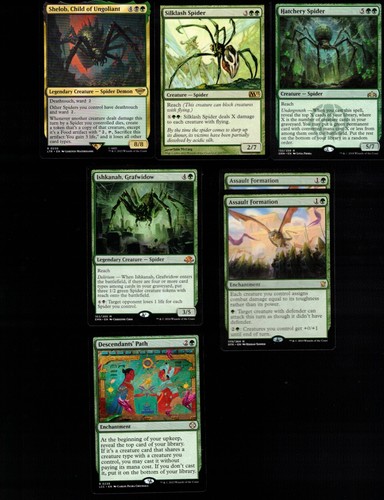 SPIDERS!-60 card deck-Magic the Gathering-MTG-Rares-Mythic-shelob-RTP ...