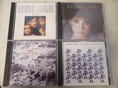 70'S 7 80'S SYNTH POP MUSIC CD SET OF (4) MIAMI SOUND BRONSKI HUMAN ...