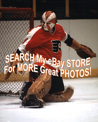 Doug FAVELL Philadelphia FLYERS #1 Kick SAVE Custom 8X10 ORANGE ...