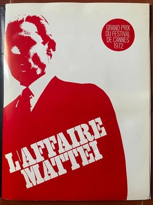 Pressemappe Der AFFERTE MATTEI Francesco Rosi GIAN MARIA VOLONTE 1972 ...