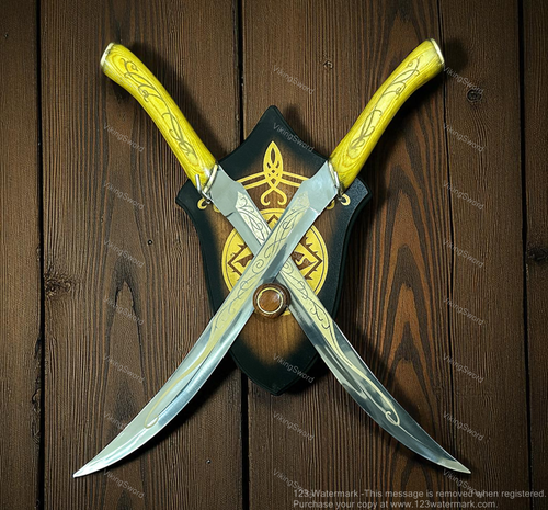 Legolas Greenleaf's Elven Dual Swords Best Gift Halloween Handmade Gift ...