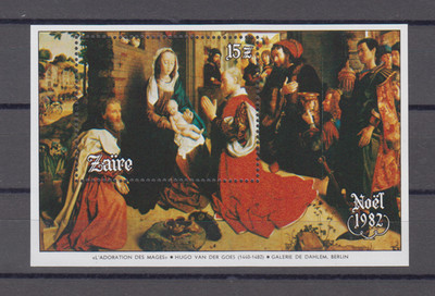ZAIRE : 1982 - MNH SOUVENIR SHEET - SCOTT # 1101 XMAS | eBay