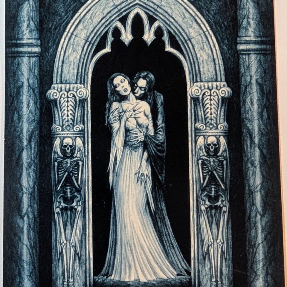 Vintage Joseph Vargo Vampire Postcard Set, 1998 Hot Topic Goth Monolith ...