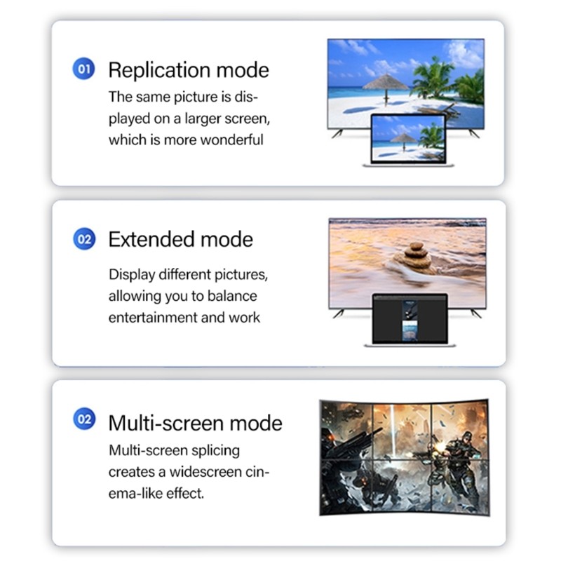 DP to HDTV Port 60Hz Video Adapter Cable for Multiple Connection | eBay UK