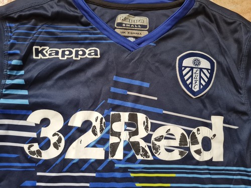 Leeds United Kappa 32Red 2018/19 away shirt jersey S | eBay UK