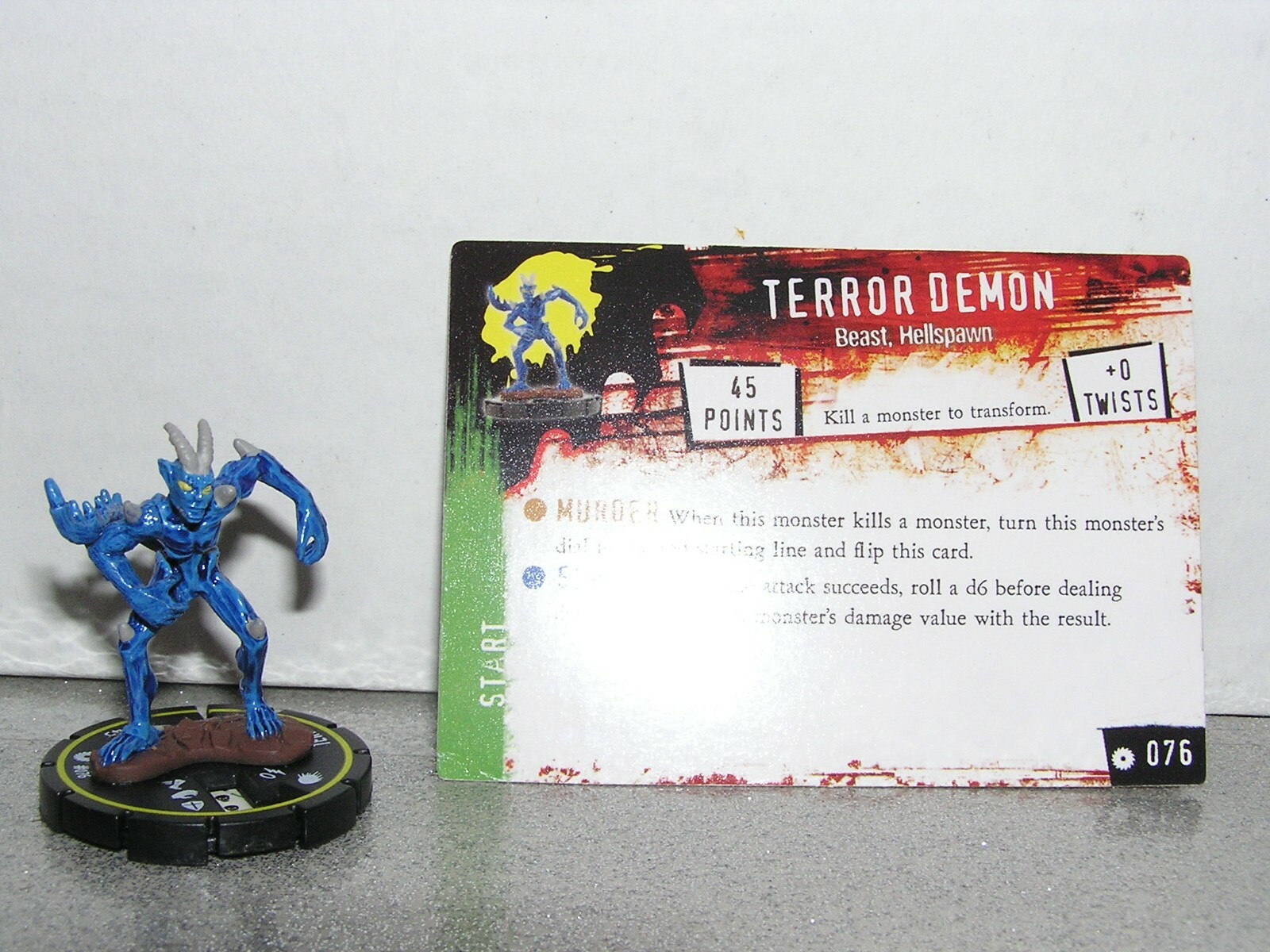 Horrorclix Base Set HRC-076 Terror Demon | eBay