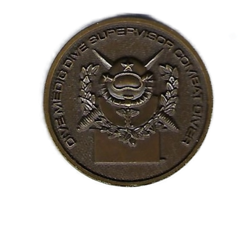 Army Special Forces SCUBA Combat Diver Challenge Coin #1 (Dive Medic ...