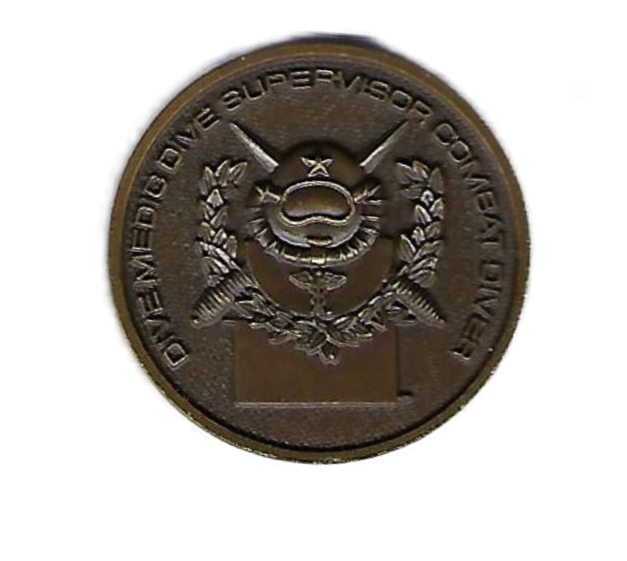 Army Special Forces SCUBA Combat Diver Challenge Coin #1 (Dive Medic ...