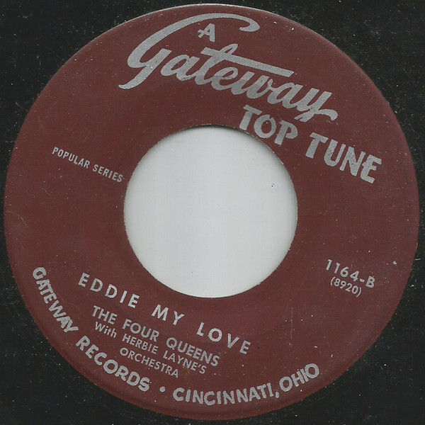 The Four Queens / Eileen Scott - Eddie My Love / A Tear Fell 1956 7 ...