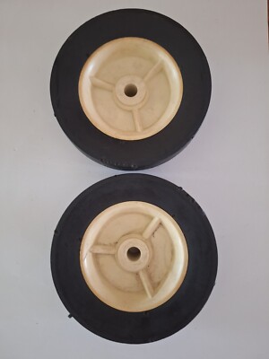 2 TORO Wheel Horse 6" Plastic Mower Grooved Wheels. 740104 | eBay