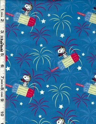 Blue Snoopy Patriotic Popsicle by Springs Creative bty | eBay