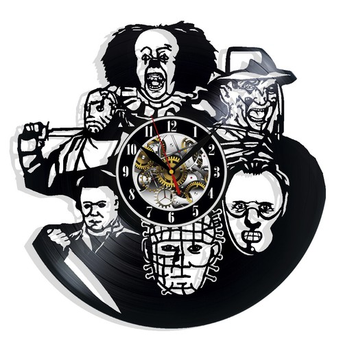 Halloween Horror Movie Freddy Pennywise Jason Michael Wall Clock Gift ...