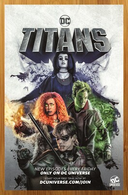 2018 DC Universe Titans TV Series Print Ad/Poster Raven Robin DCU Show ...