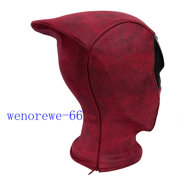 IN US!!! Deadpool 3 Red Men's Mask Wade Wilson Cosplay Prop Mask w ...