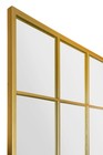 The Fenestra New Extra Large Gold Window Mirror - 69" X 43" 174 x 110cm ...