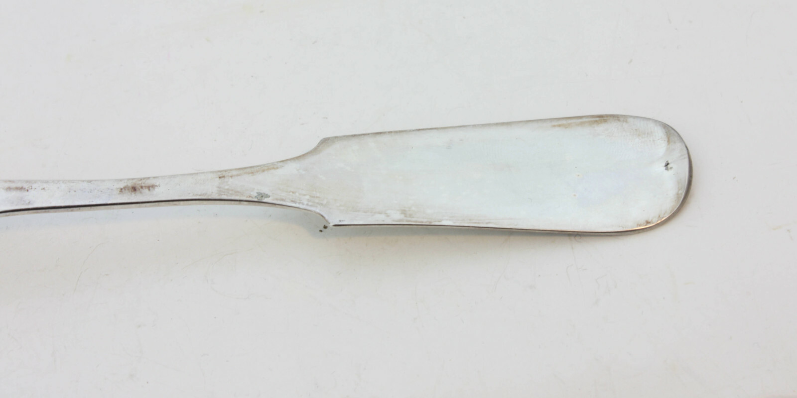Hall & Elton Coin Silver 90% Spoon Large 8.75" Fiddleback Antique ...