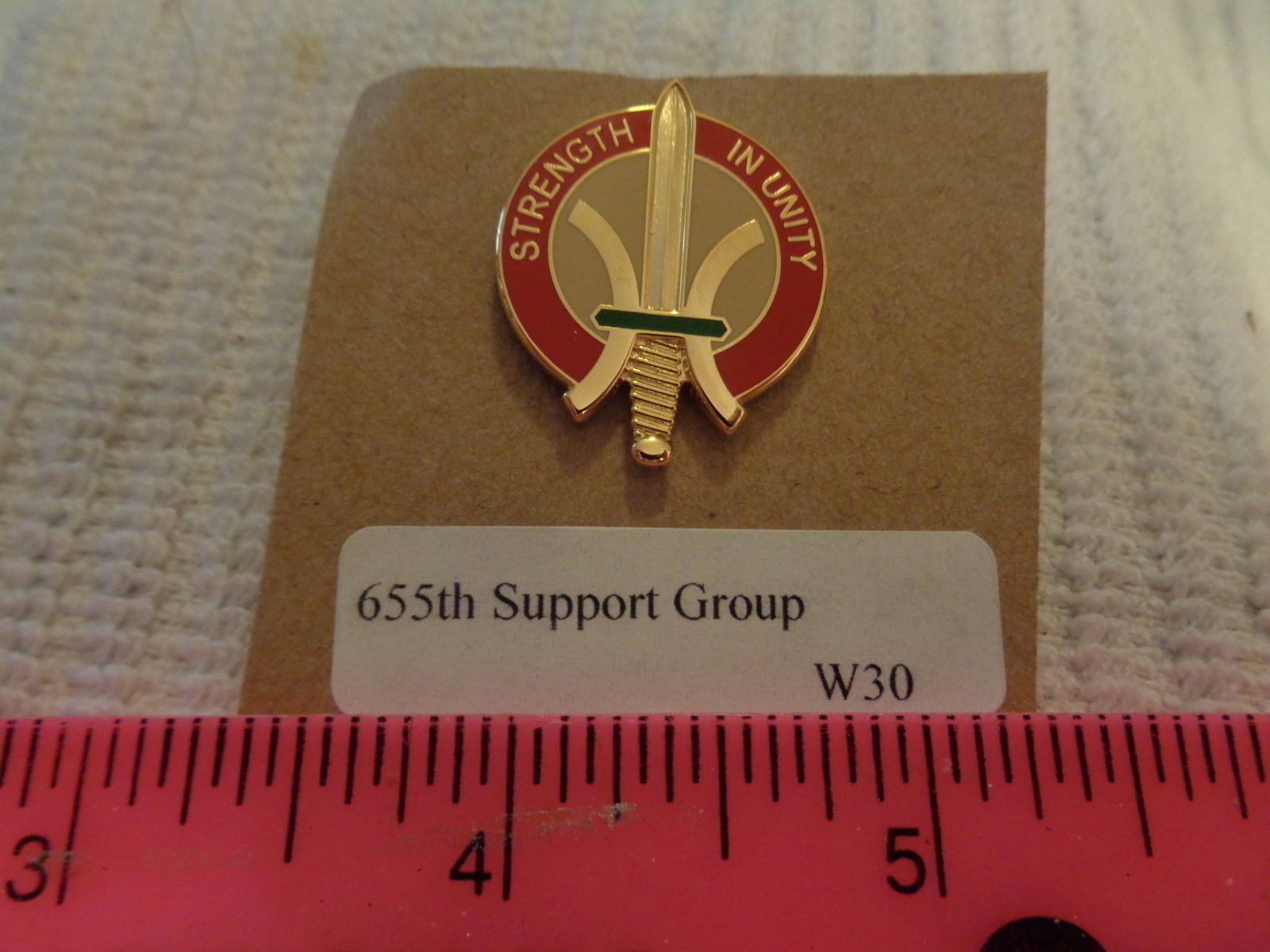 655th Support Group W30 Unit Crest, DI, DUI (DRAW#S18) | eBay