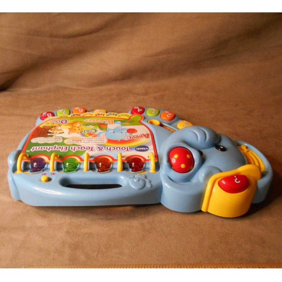 VTech Touch & Teach Elephant 2014 Learning Numbers and Letters Tested ...