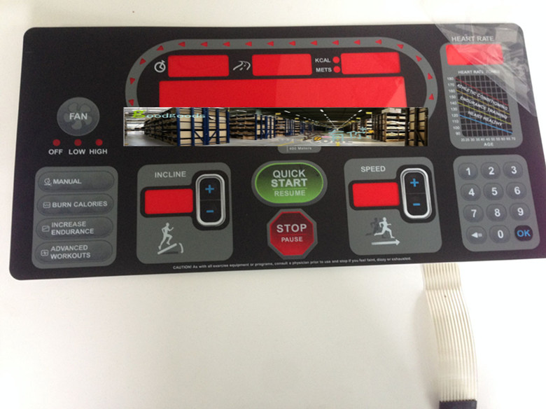 NEW STAR TRAC S-TRc3562 S-TRX3552 The treadmill button panel Membrane ...