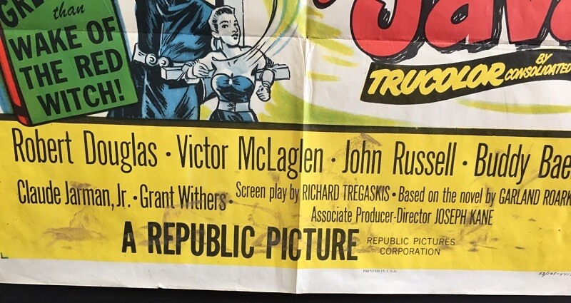 Fair Wind to Java Original Movie Poster 1946 MacMurray *Hollywood ...