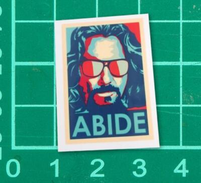 Big Lebowski The Dude Abides Sticker Decal | eBay UK