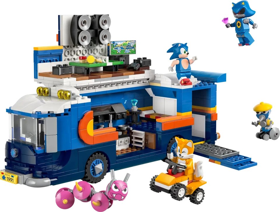 LEGO 77005 Knuckles vs. Dr. Eggman & 77006 Team Sonic Command Truck Set ...