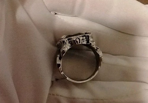 Knights Templar (Sz 9) Masonic Ring Silver Red Ruby Handmade Kings ...