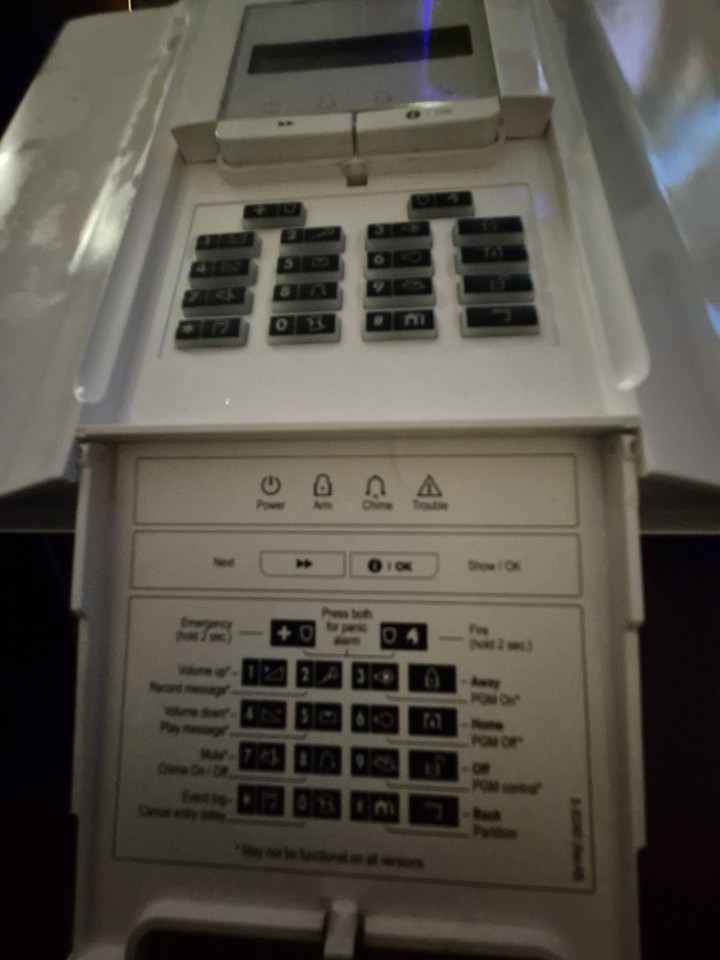 Visonic Powermaster GT64 Wireless Alarm Panel, Fob And Bell Box, Used ...