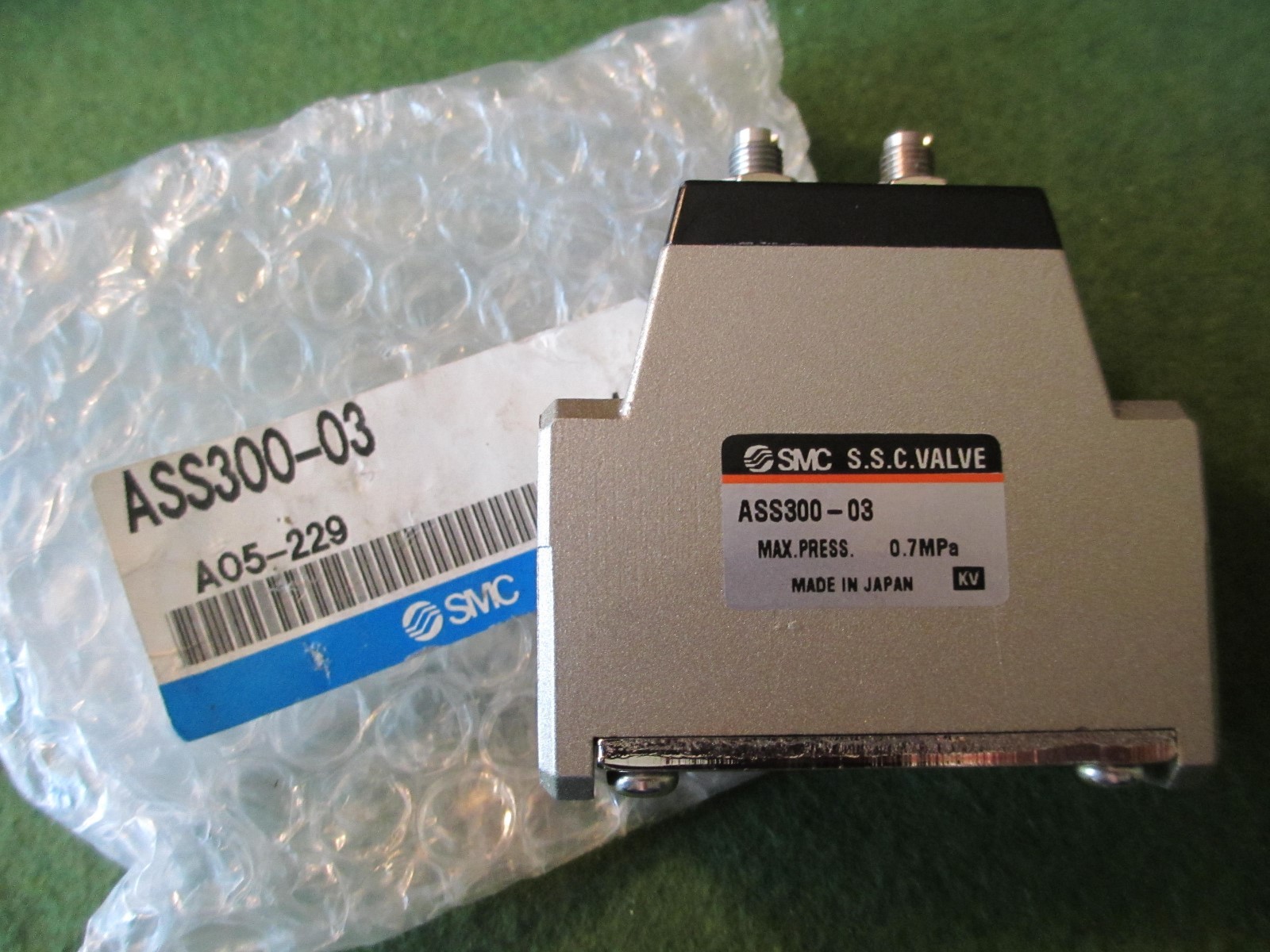 SMC ASS300-03 Safety Speed Control (S.S.C.) Max Press 0.7MPa, Japan ...