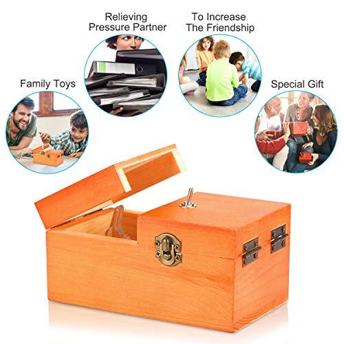 Useless Box Turns Itself Off in Wooden Storage Box Alone Machine Fully ...